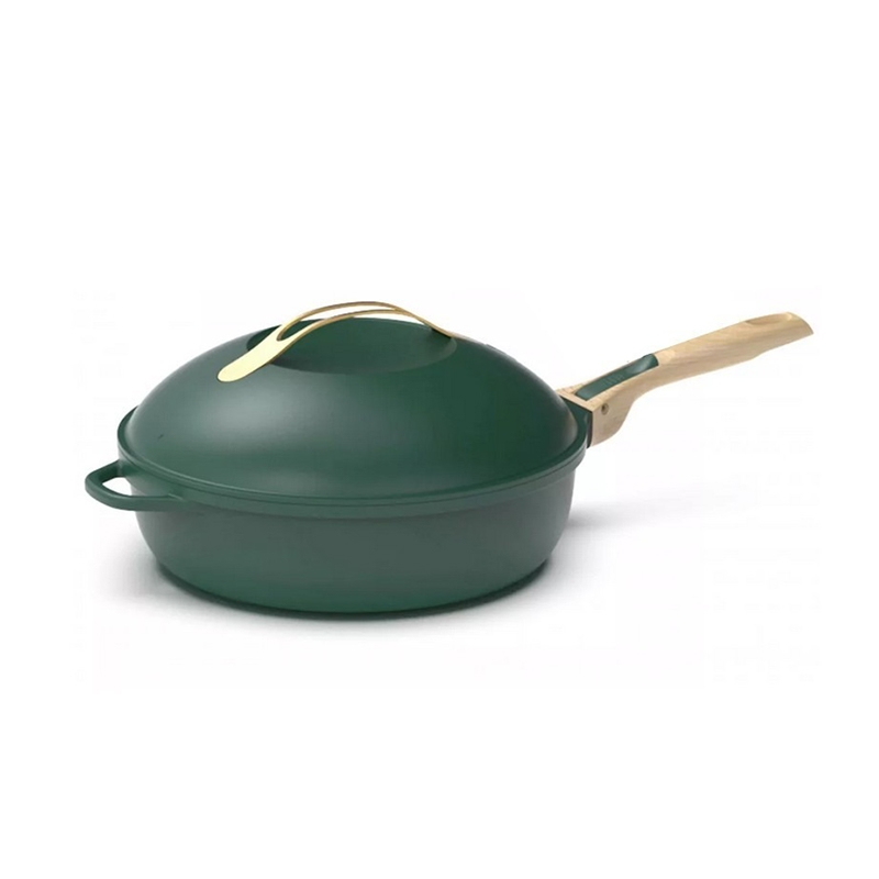 Poêle 8 en 1 COOKUT 28cm Vert Canopée écologique